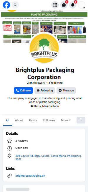 BrightPlus Packaging